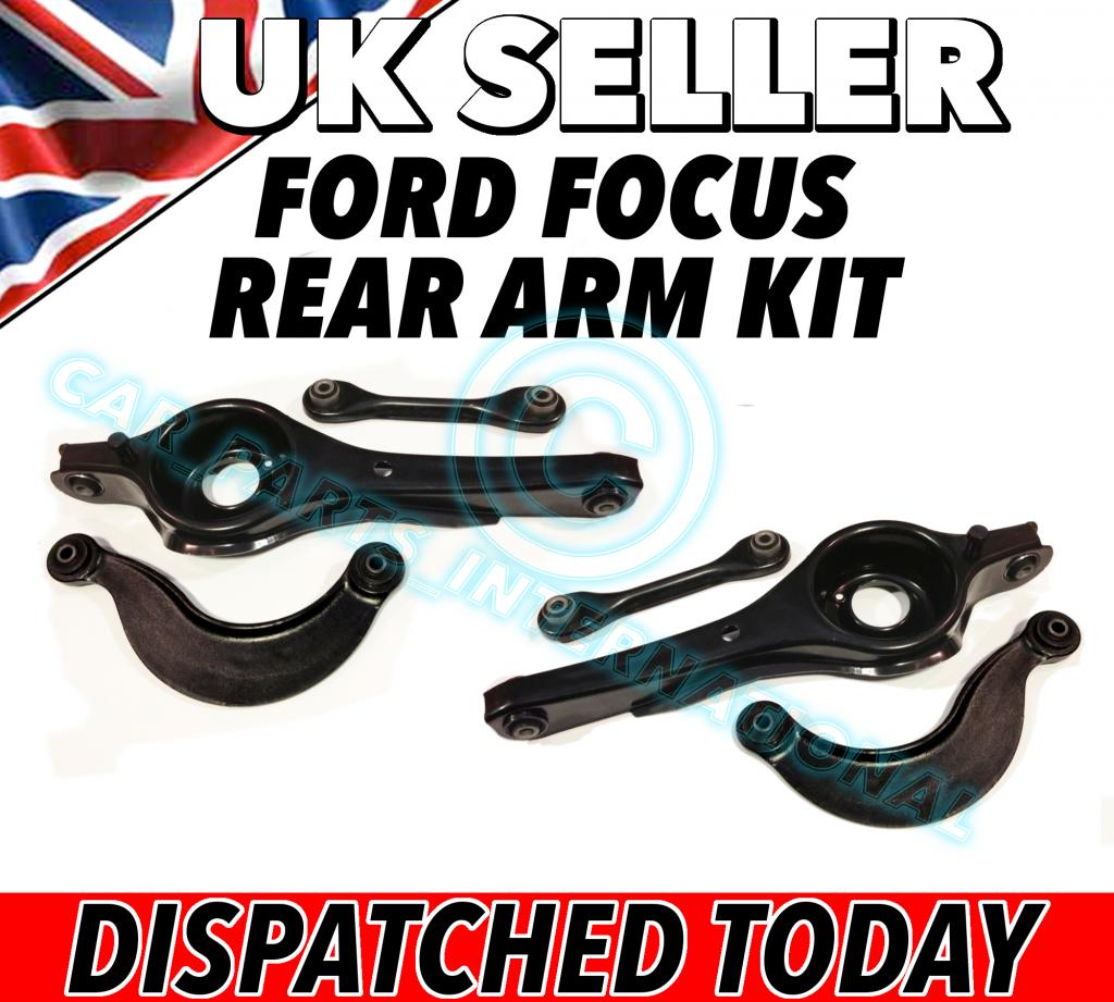 FORD Focus Mk1 REAR Arm Wishbone Kit. Arms, Upper and Lower, Trailing ...