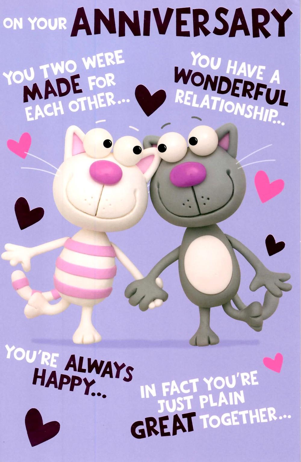 Cute Funny On Your Anniversary Greeting Card Cards Love Kates