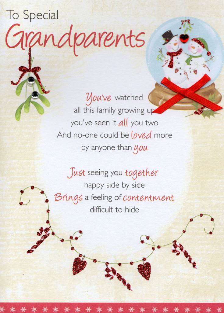 To Special Grandparents Christmas Greeting Card Traditional Cards To Special Grandparents Christmas Greeting Card Traditional Cards