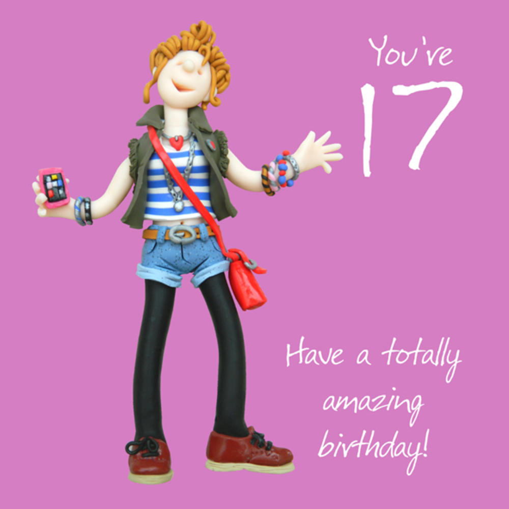 17th Birthday Female Greeting Card One Lump Or Two Range Cards Love 17th Birthday Female Greeting Card One Lump Or Two Range Cards Love