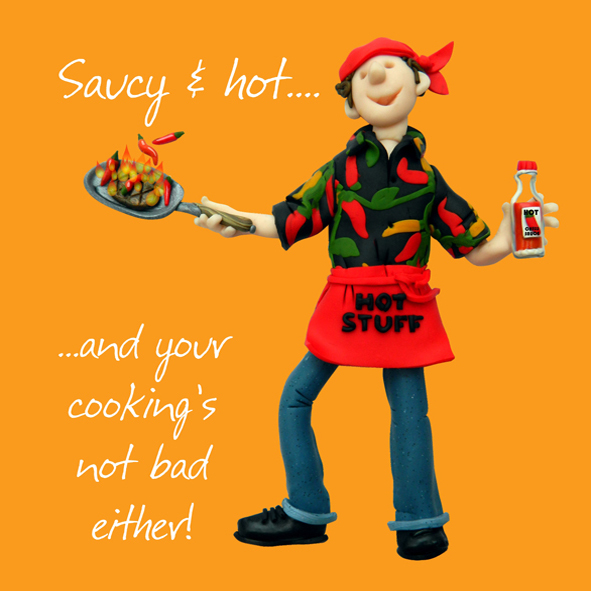 Saucy And Hot Happy Birthday Card One Lump Or Two Cards Love Kates