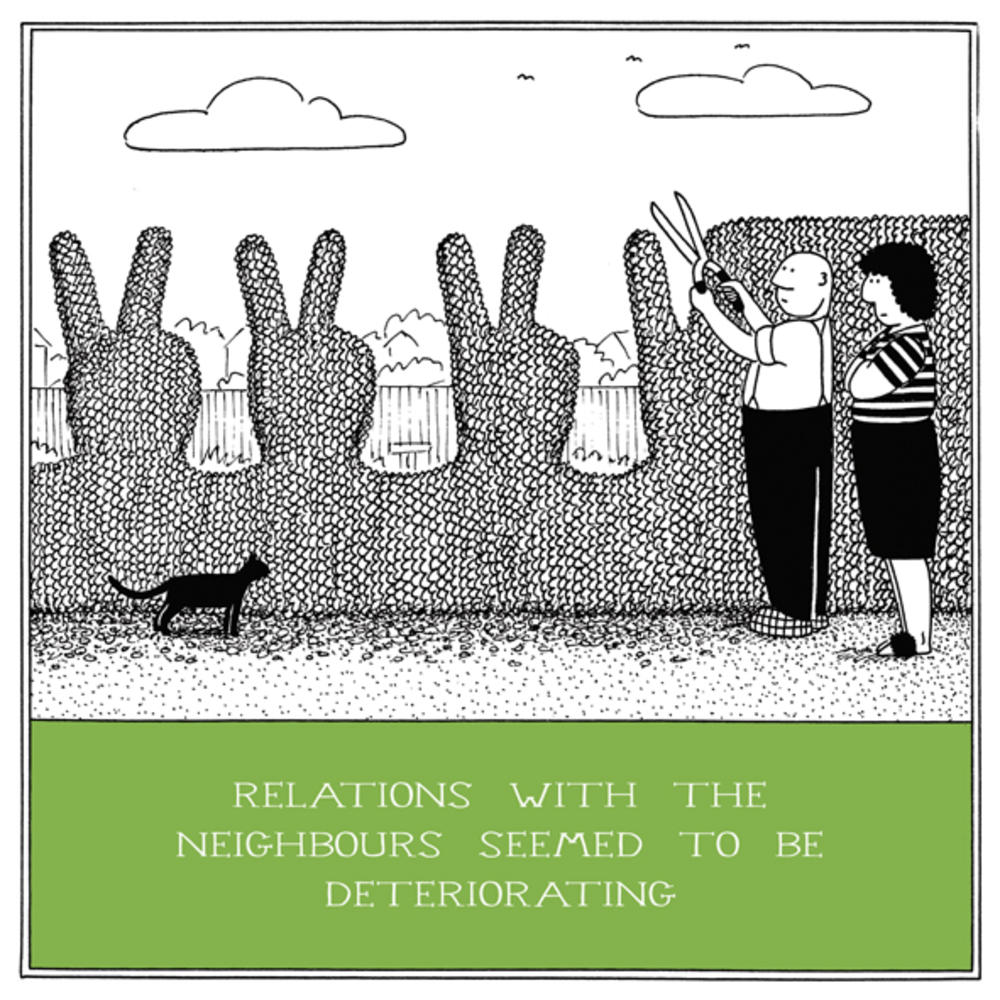 Relations With Neighbours Funny Fred Birthday Card Cards Love Kates
