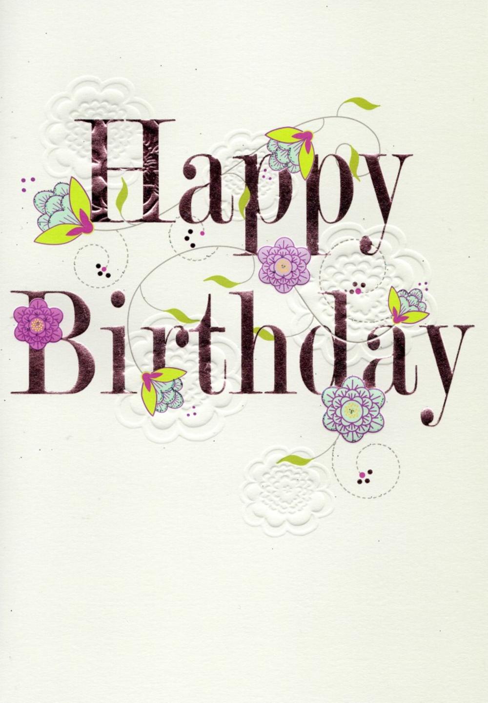 Happy Birthday Greeting Card Quotes