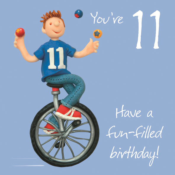 Boys 11th Birthday Greeting Card Cards