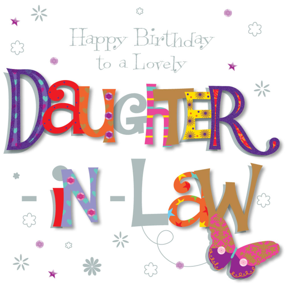 Printable Birthday Cards For Daughter In Law Printable Word Searches
