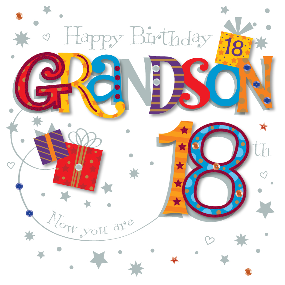Grandson 18th Birthday Greeting Card Cards Love Kates Grandson 18th Birthday Greeting Card Cards Love Kates