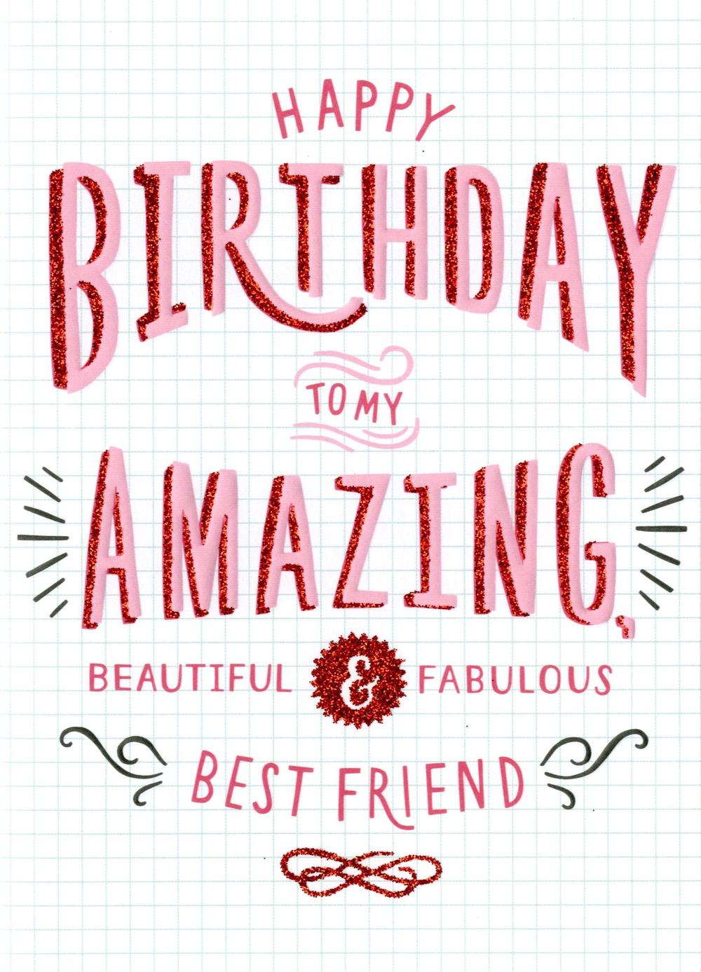 Best Friend Birthday Card Printable Printable Templates Free