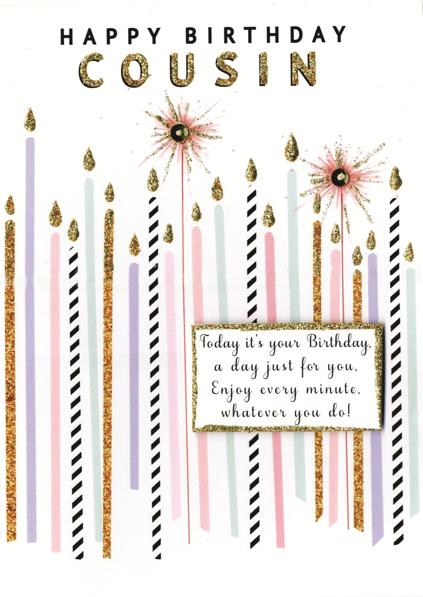 Happy Birthday Cousin Greeting Card Cards Happy Birthday Cousin Greeting Card Cards