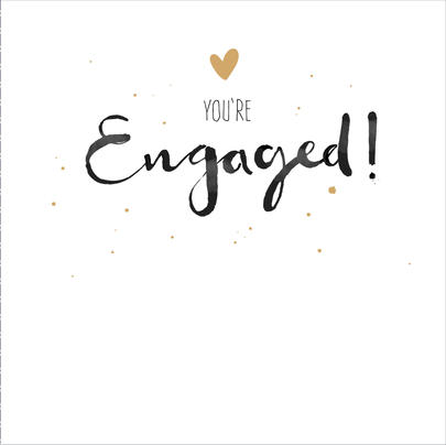You're Engaged! Congratulations Engagement Greeting Card | Cards
