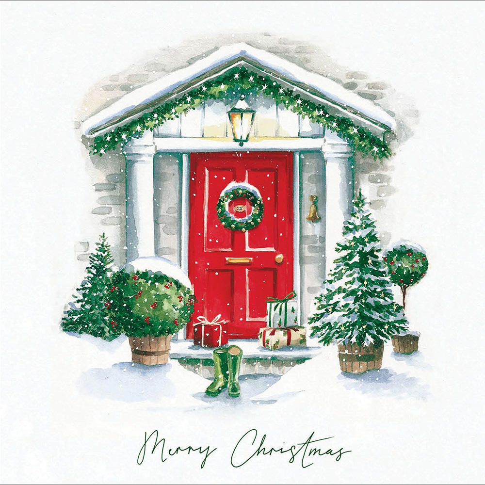 Pack Of 5 Home For Christmas Charity Christmas Cards Cards