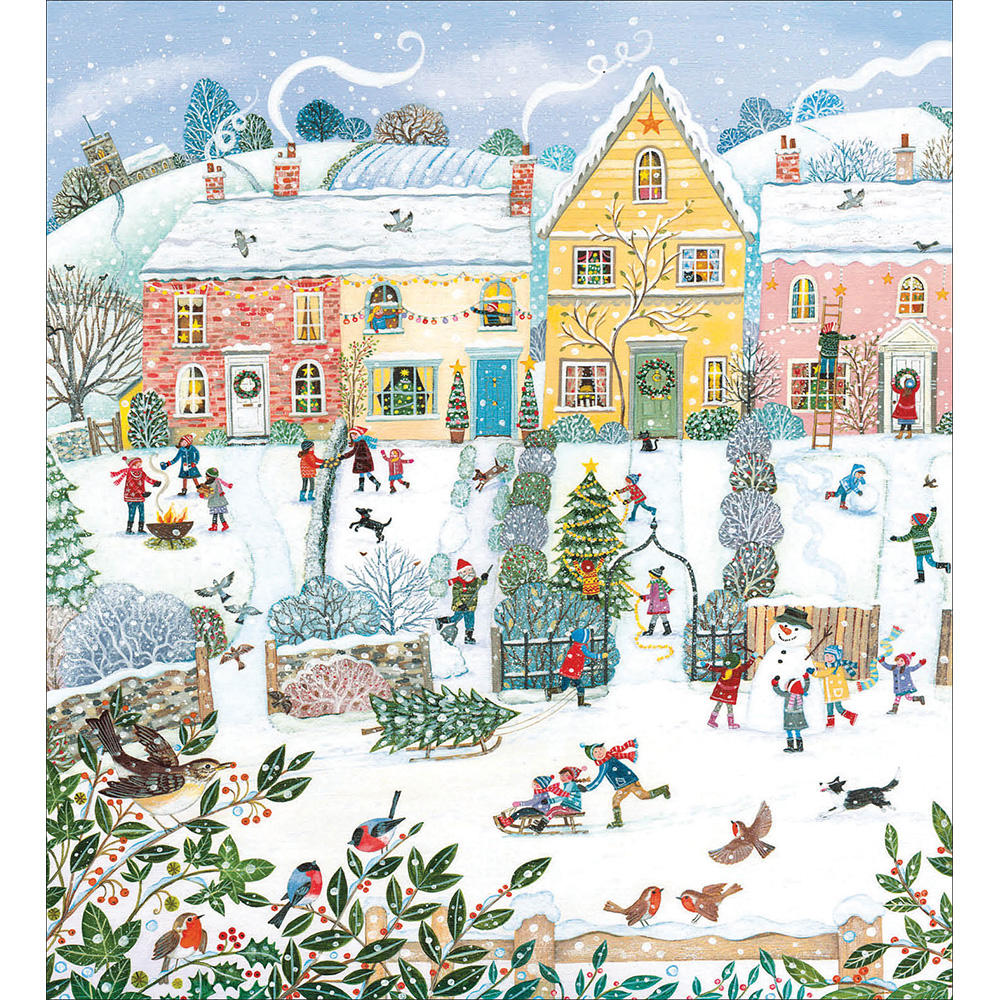 Pack Of 5 Xmas Wonderland Charity Christmas Cards Cards