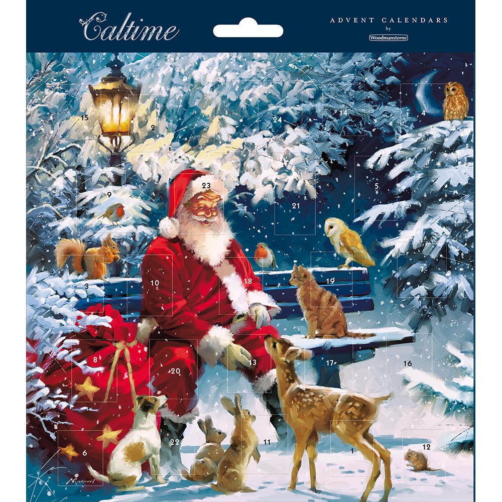 Caltime Santa & Friends Traditional Christmas Advent Calendar | Advent ...