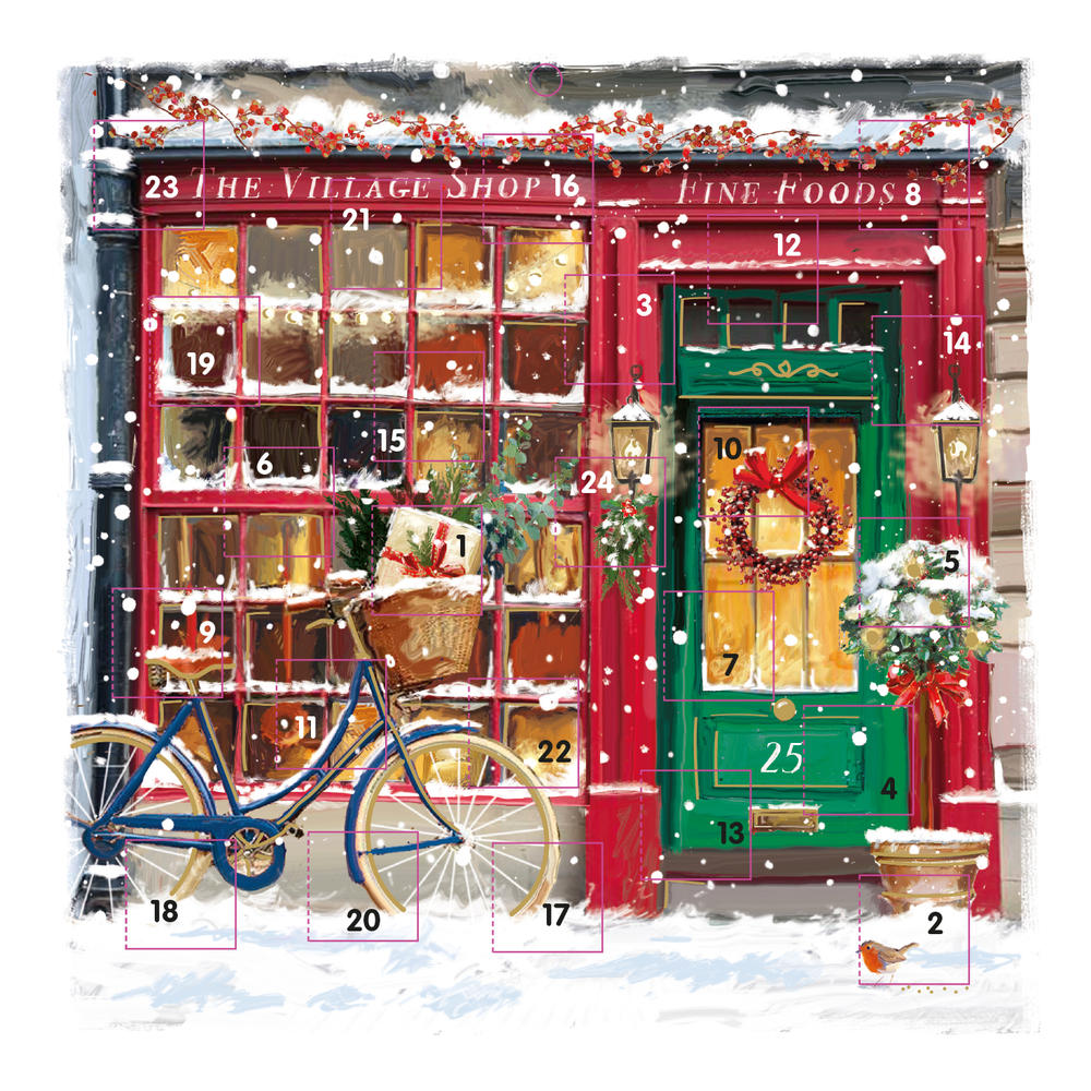 Santa's Special Delivery Advent Calendar Christmas Card | Advent Calendars