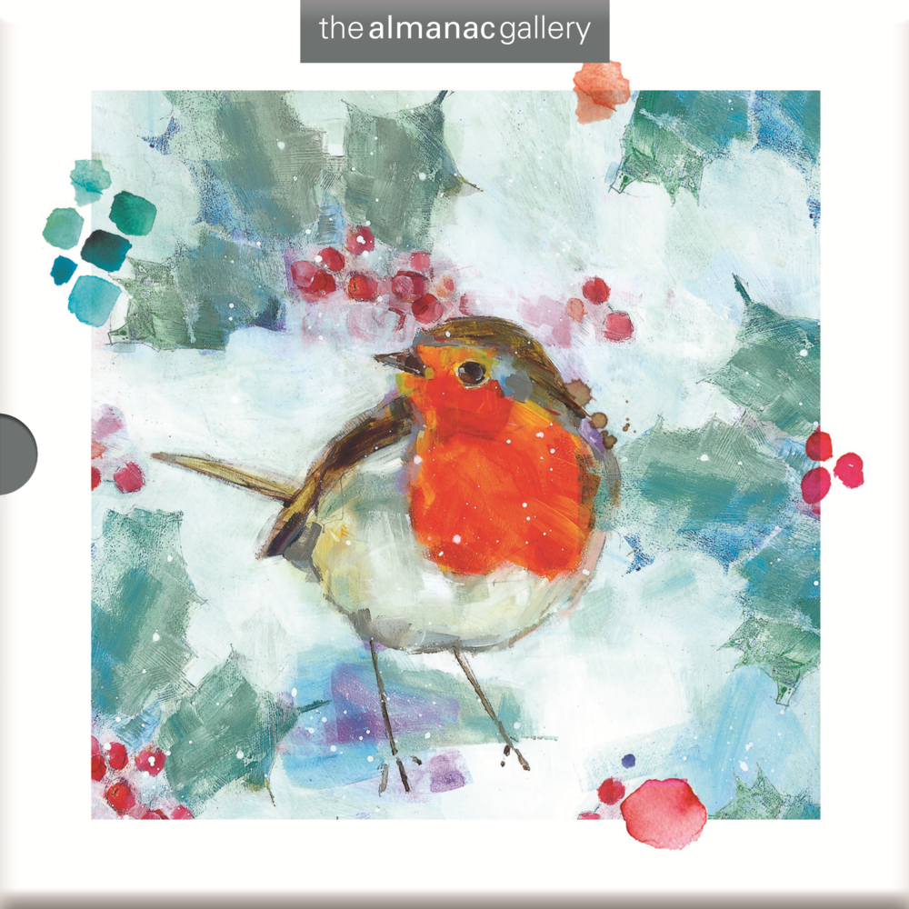 Box of 16 Almanac Polar Bear & Penguins Artistic Christmas Cards | Cards