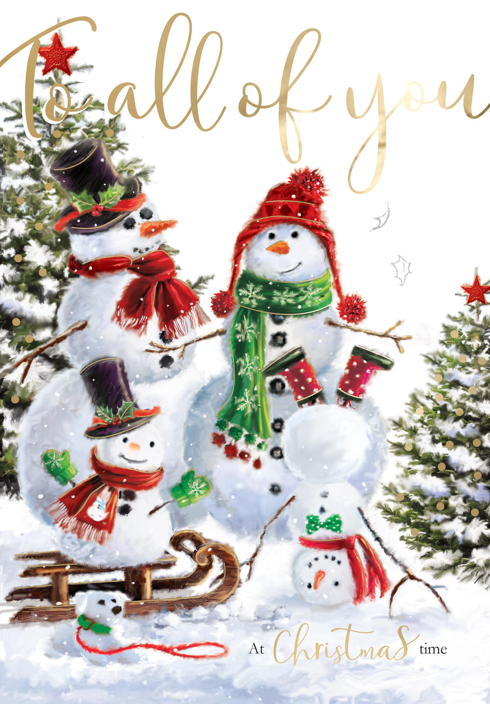 To All Of You Singing Musical Christmas Card Cards