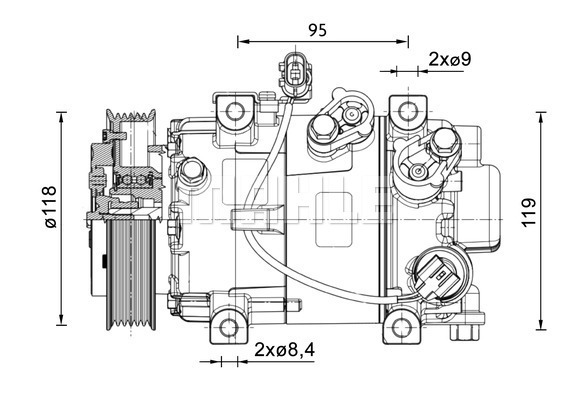MAHLE PC Aircon compressor ACP1466000P – ARKS4Cooling.com MAHLE PC Aircon compressor ACP1466000P – ARKS4Cooling.com