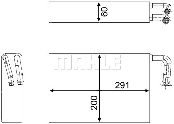 MAHLE PC Evaporator AE86000S – ARKS4Cooling.com