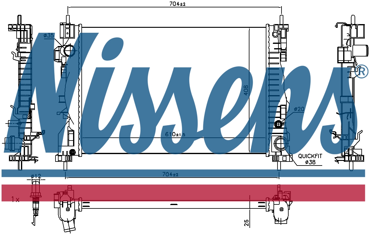 NISSENS Coolant Radiator 60062 – ARKS4Cooling.com