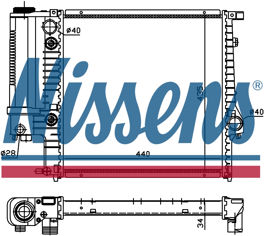NISSENS Coolant Radiator 60613A – ARKS4Cooling.com
