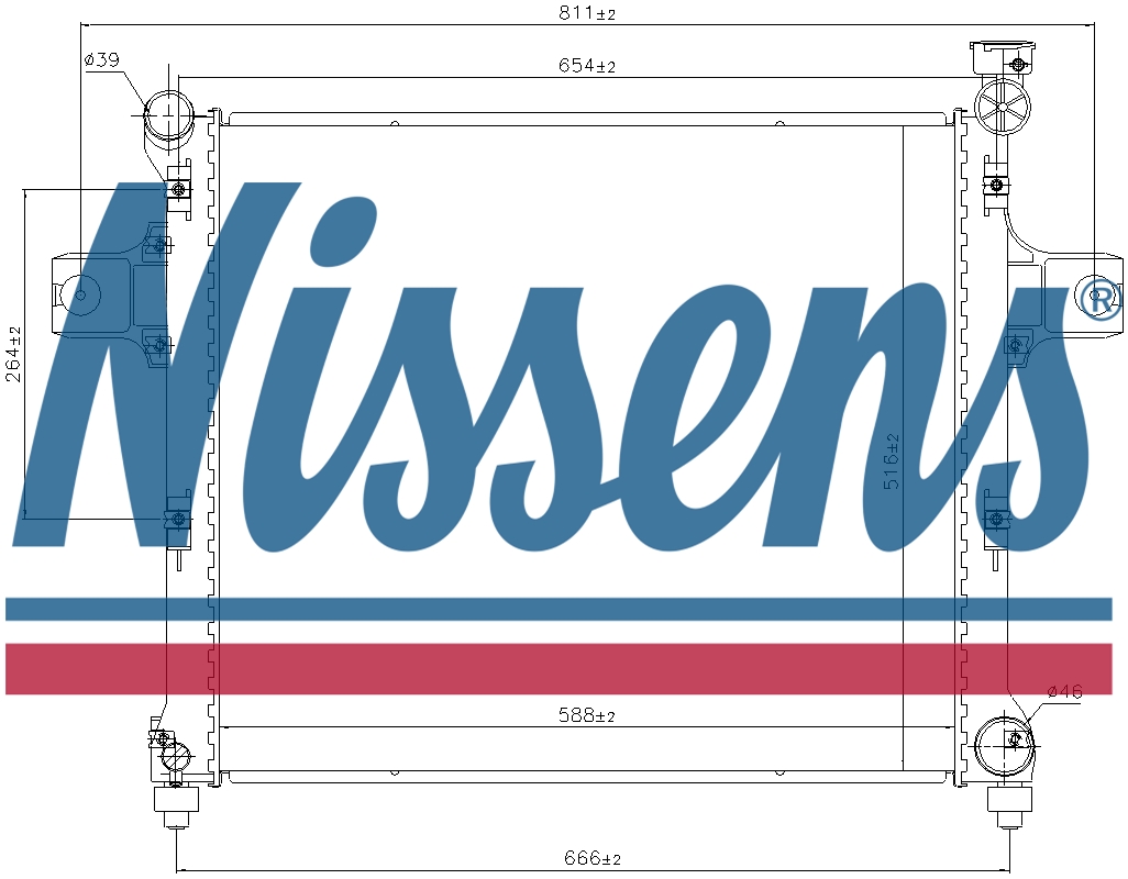 NISSENS Coolant Radiator 606254 – ARKS4Cooling.com