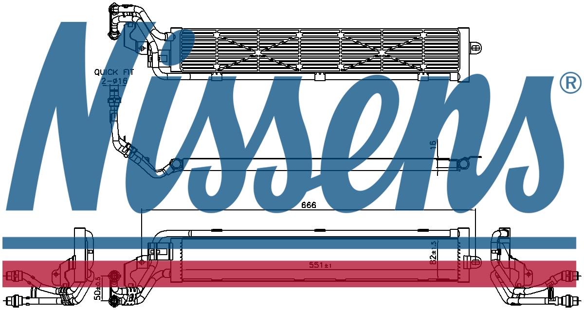 NISSENS Coolant Auxiliary Radiator 606268 – ARKS4Cooling.com
