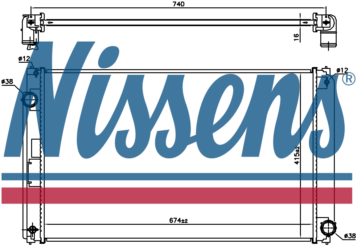 NISSENS Coolant Radiator 606610 – ARKS4Cooling.com