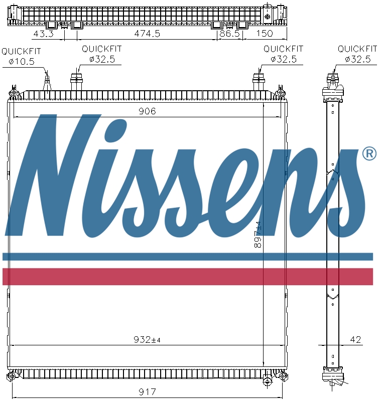 NISSENS Coolant Radiator 606764 – ARKS4Cooling.com