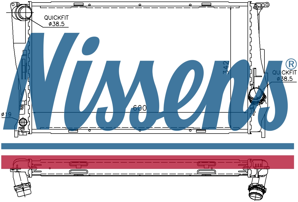 NISSENS Coolant Radiator 60785A – ARKS4Cooling.com