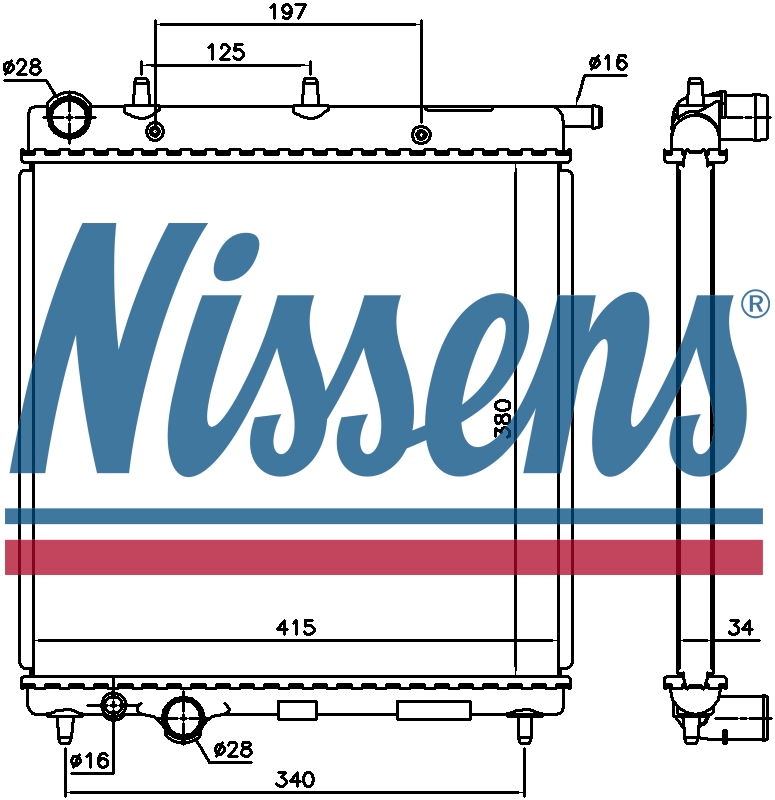 NISSENS Coolant Radiator 61279 – ARKS4Cooling.com
