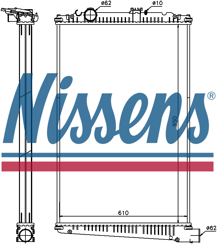 NISSENS Coolant Radiator 614420 – ARKS4Cooling.com