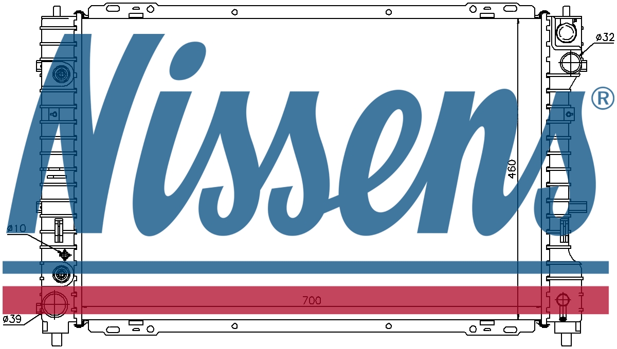 NISSENS Coolant Radiator 62003 – ARKS4Cooling.com