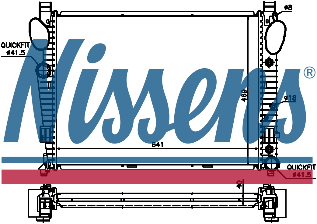 NISSENS Coolant Radiator 62547A – ARKS4Cooling.com