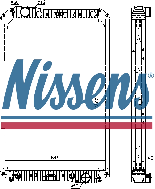 NISSENS Coolant Radiator 62571A – ARKS4Cooling.com