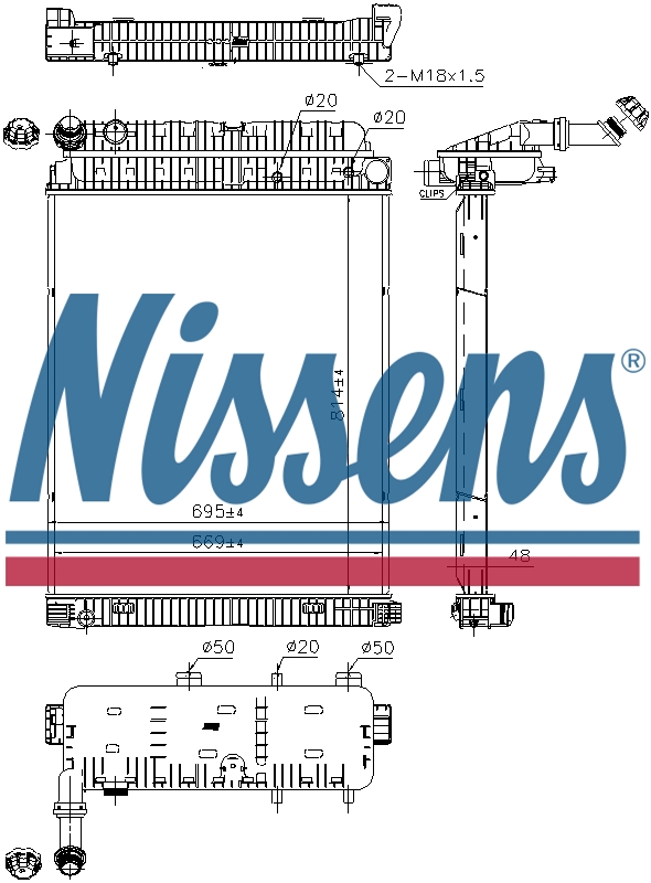 NISSENS Coolant Radiator 626490 – ARKS4Cooling.com