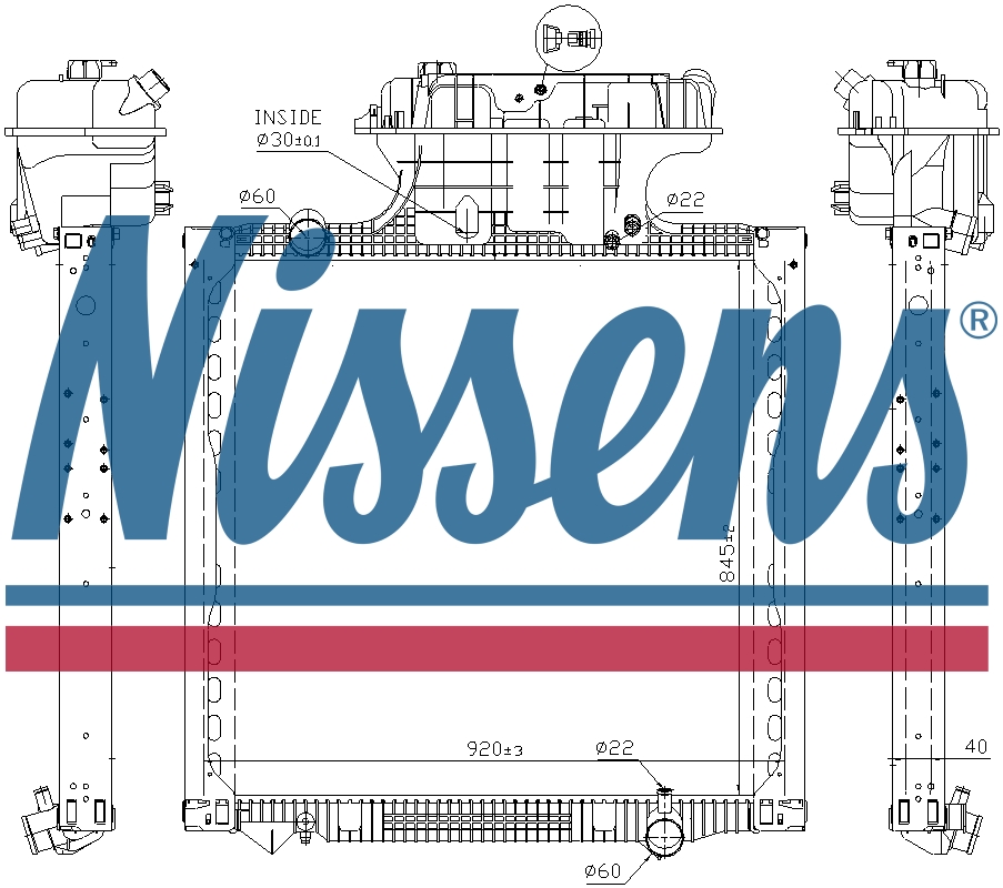 NISSENS Coolant Radiator 628763 – ARKS4Cooling.com