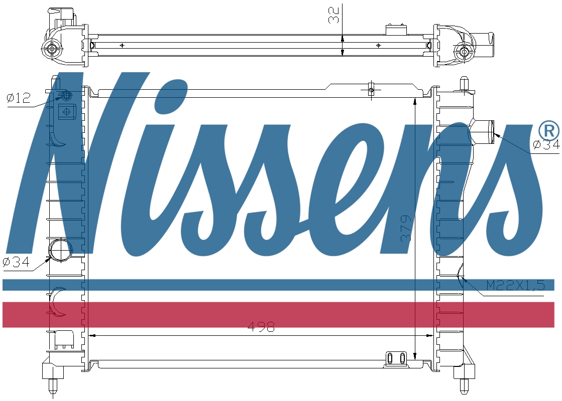 NISSENS Coolant Radiator 63062A – ARKS4Cooling.com