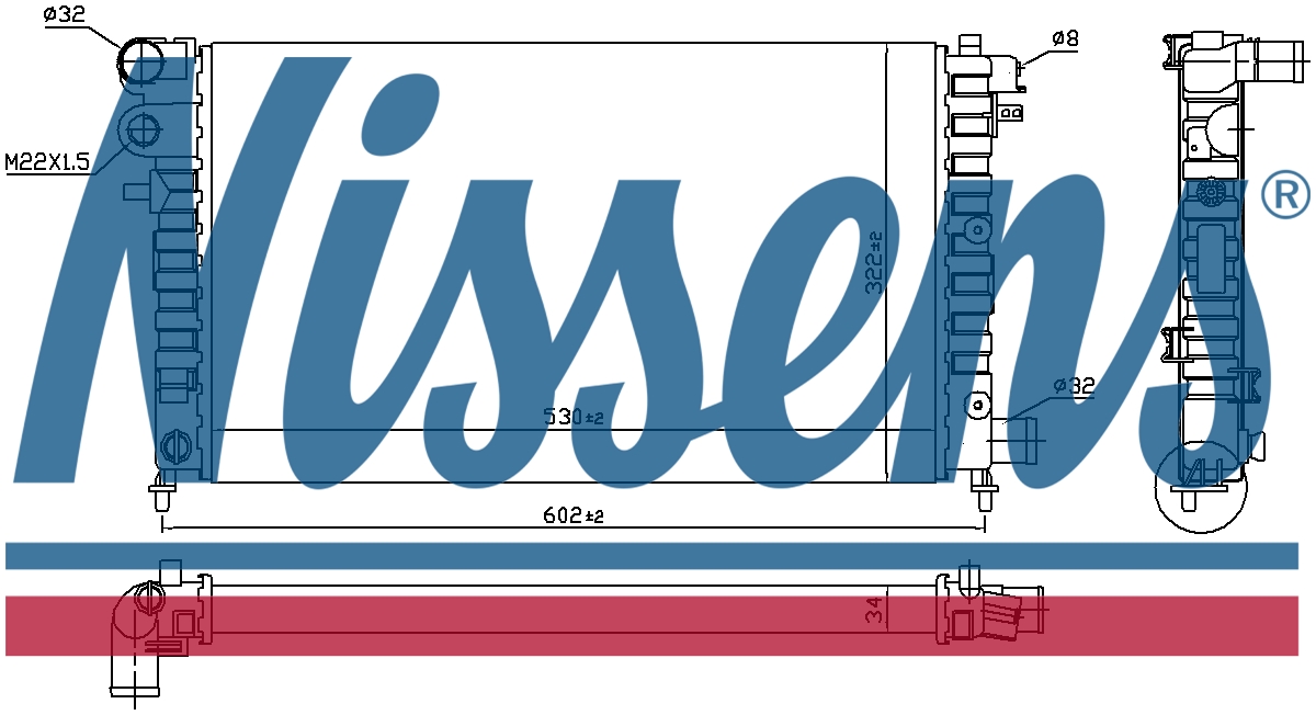 NISSENS Coolant Radiator 63523 – ARKS4Cooling.com