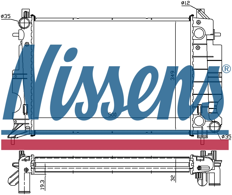 NISSENS Coolant Radiator 64037A – ARKS4Cooling.com