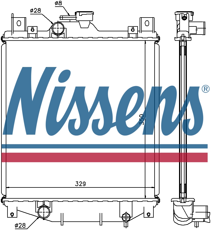 NISSENS Coolant Radiator 64173A – ARKS4Cooling.com