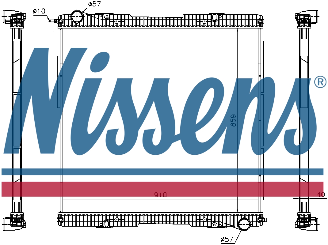 NISSENS Coolant Radiator 672920 – ARKS4Cooling.com