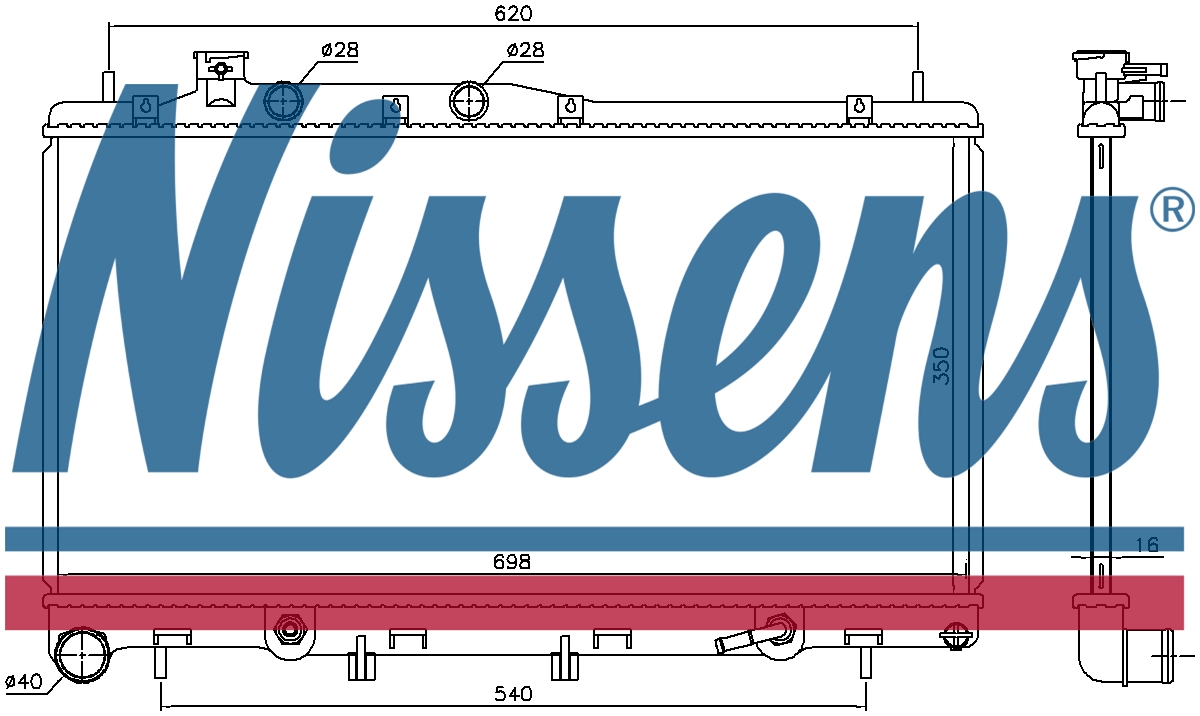 NISSENS Coolant Radiator 67739 – ARKS4Cooling.com
