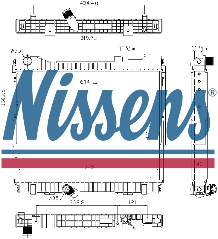 NISSENS Coolant Radiator 68742 – ARKS4Cooling.com