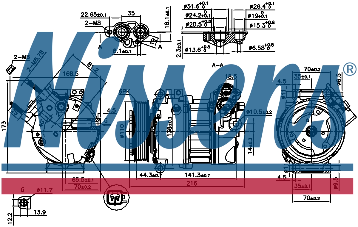 NISSENS Aircon Compressor 890123 – ARKS4Cooling.com