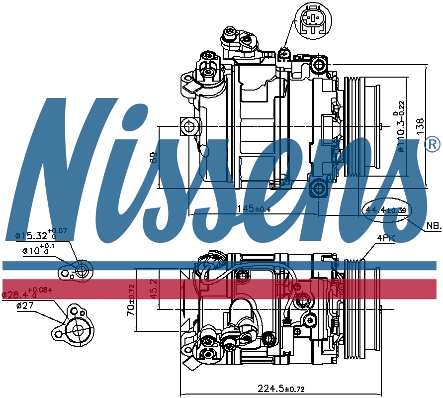 NISSENS Aircon Compressor 89199 – ARKS4Cooling.com