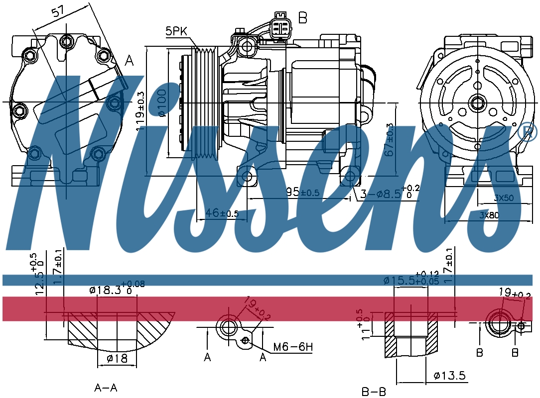 NISSENS Aircon Compressor 89405 – ARKS4Cooling.com