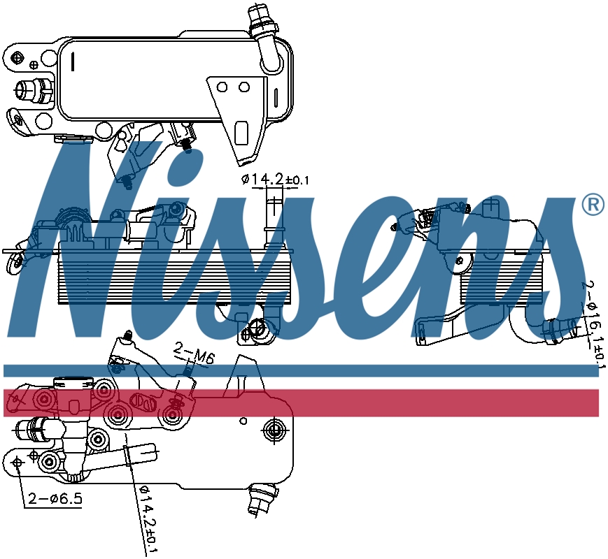 Nissens Oil cooler 91485 – ARKS4Cooling.com