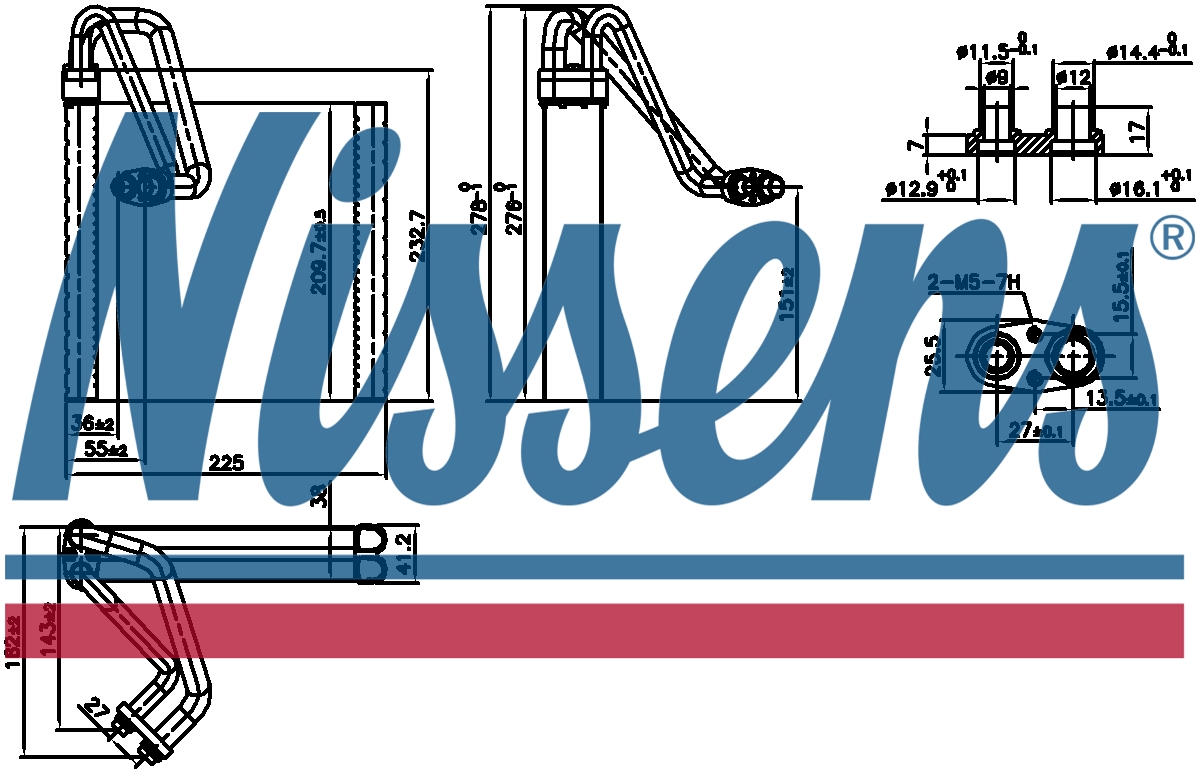 NISSENS Aircon Evaporator 92354 – ARKS4Cooling.com