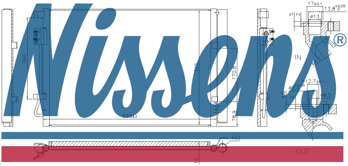 NISSENS Aircon Condenser 940633 – ARKS 4 Cooling