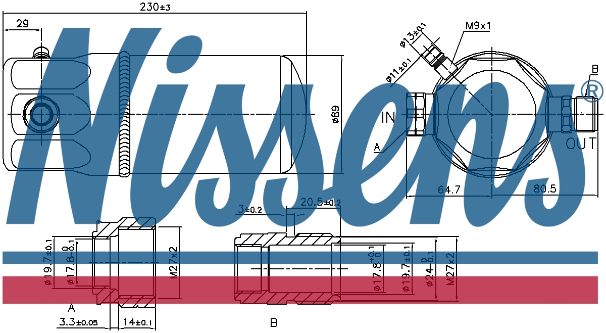 NISSENS Aircon Receiver Dryer 95165 – ARKS4Cooling.com