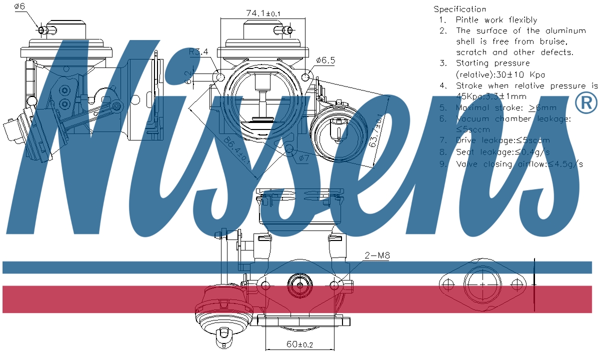 NISSENS EGR Valve 98299 – ARKS4Cooling.com